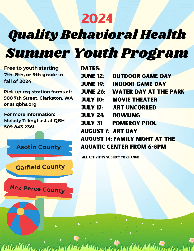 SYP 2024 Flyer | Quality Behavioral Health Services